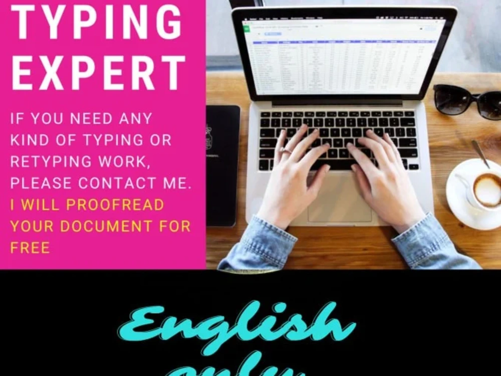 Do data entry fast typing of 50 pages within 24 hours | Upwork