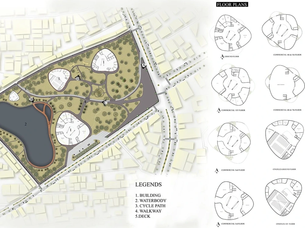 A render of architecture sites, master plans, urban, and landscape ...