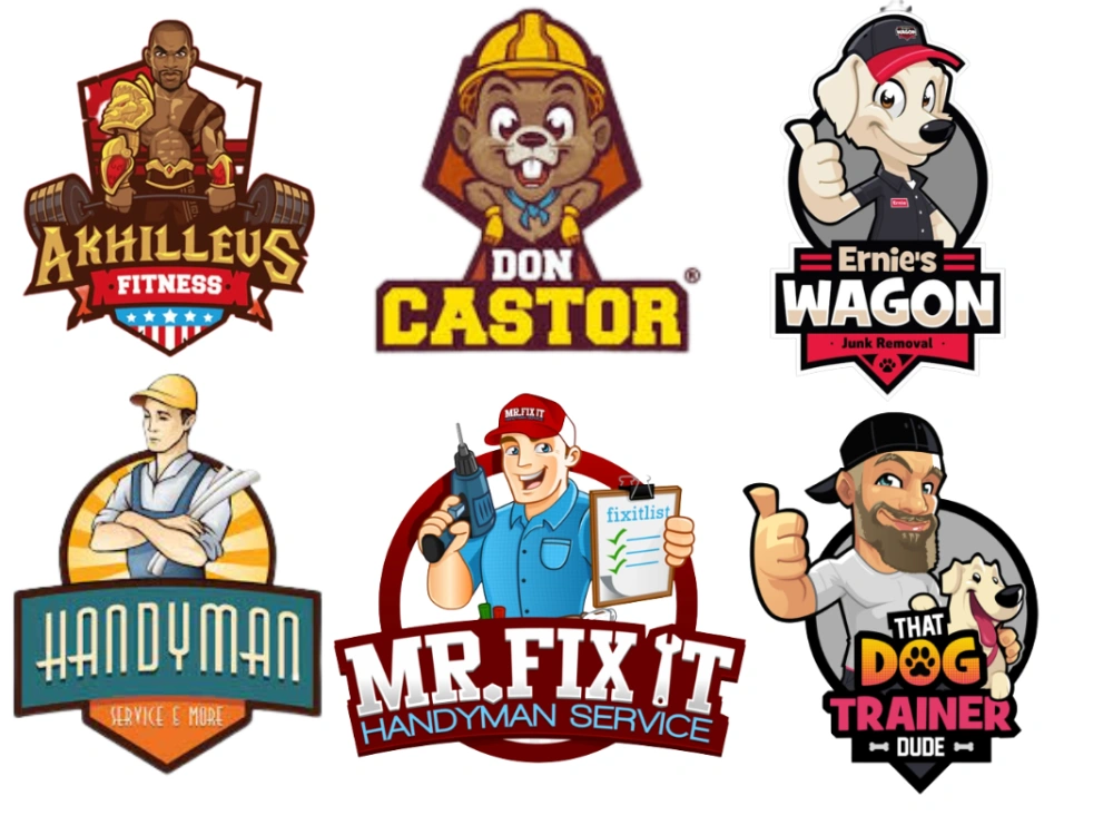 A mascot logo, cartoon logo, character logo design | Upwork