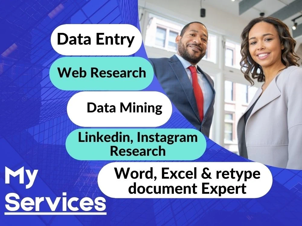 Data Entry, manual typing, converting PDF or Images to Word and Excel | Upwork