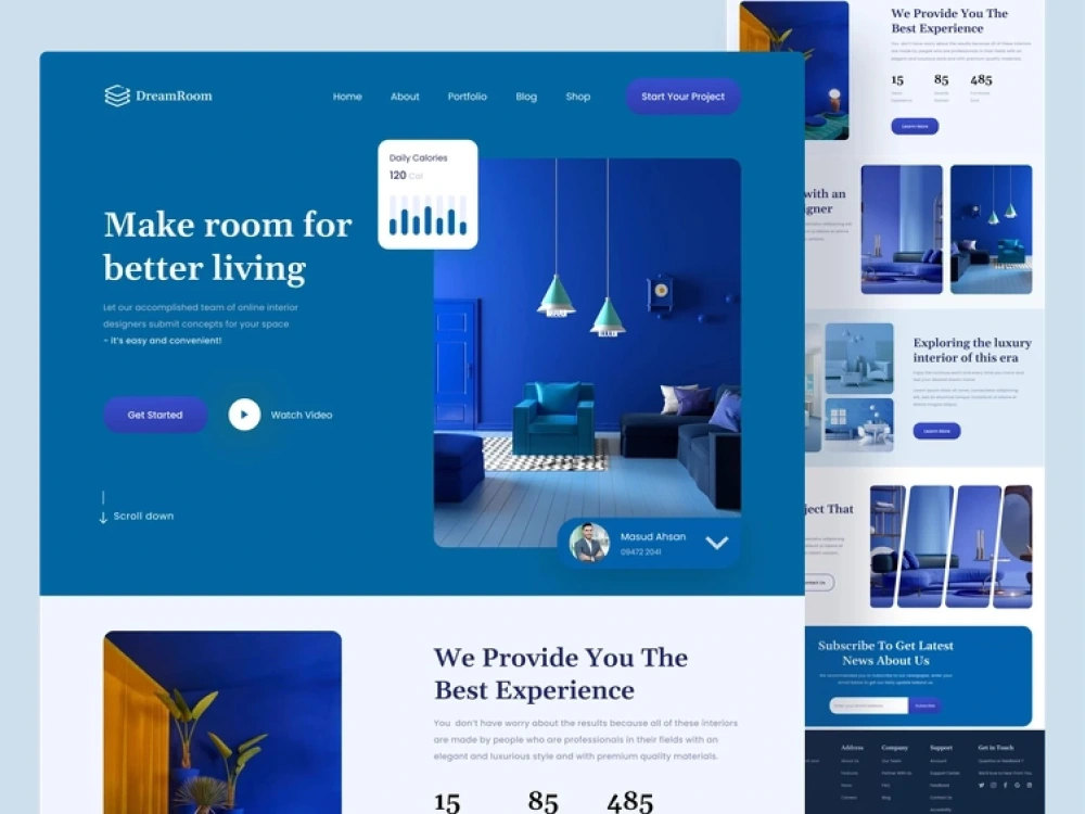 A unique and professional website UX/UI design | Upwork