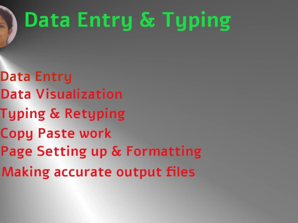 An accurate delivery for your data entry and typing requirements | Upwork