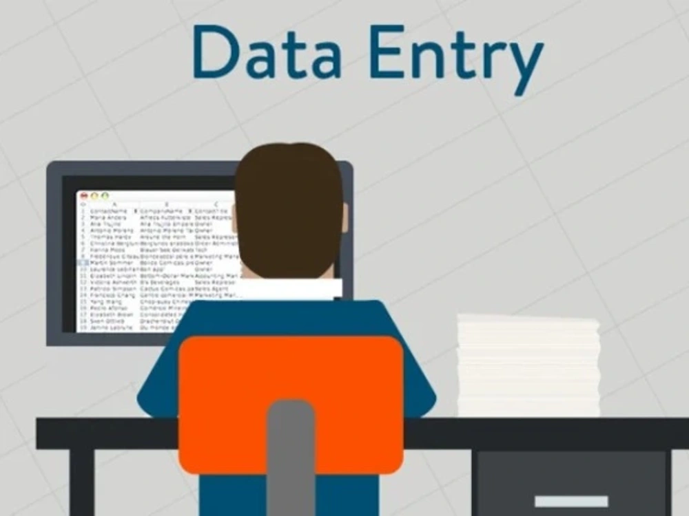 Data entry, web research, typing, copy paste, web scraping or data mining | Upwork
