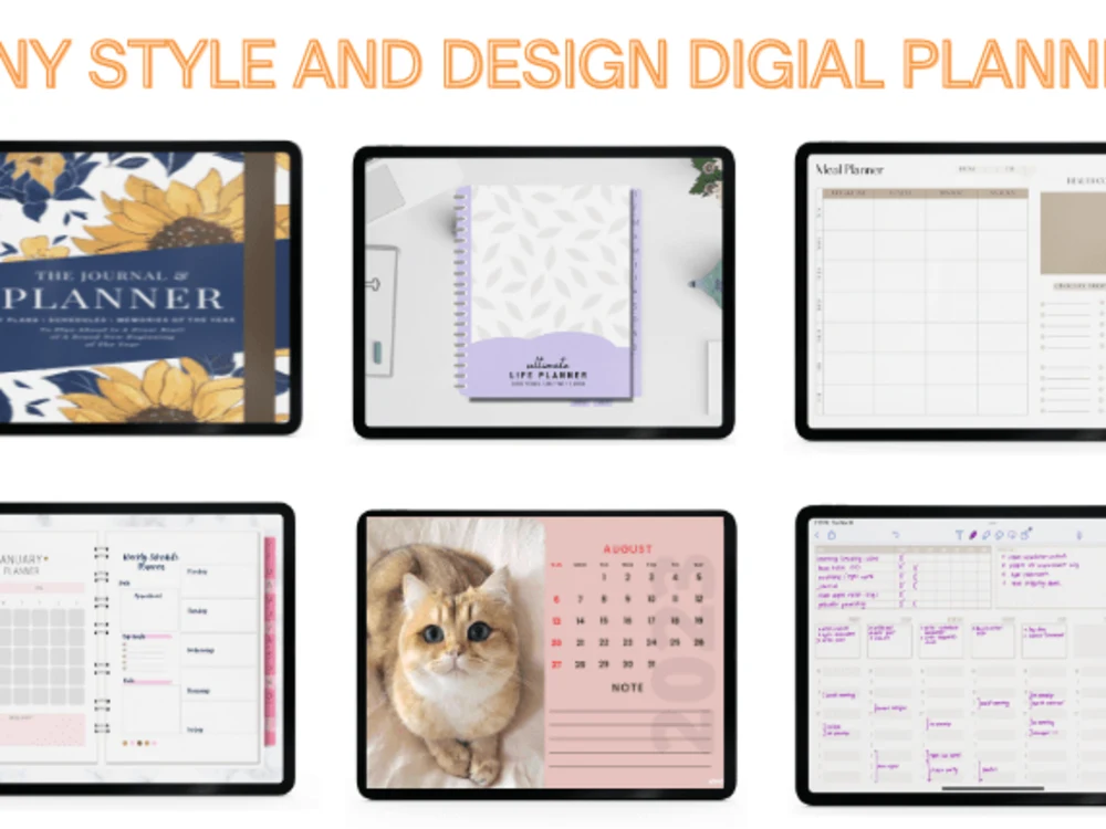 A custom digital planner for your Etsy shop or personal use | Upwork