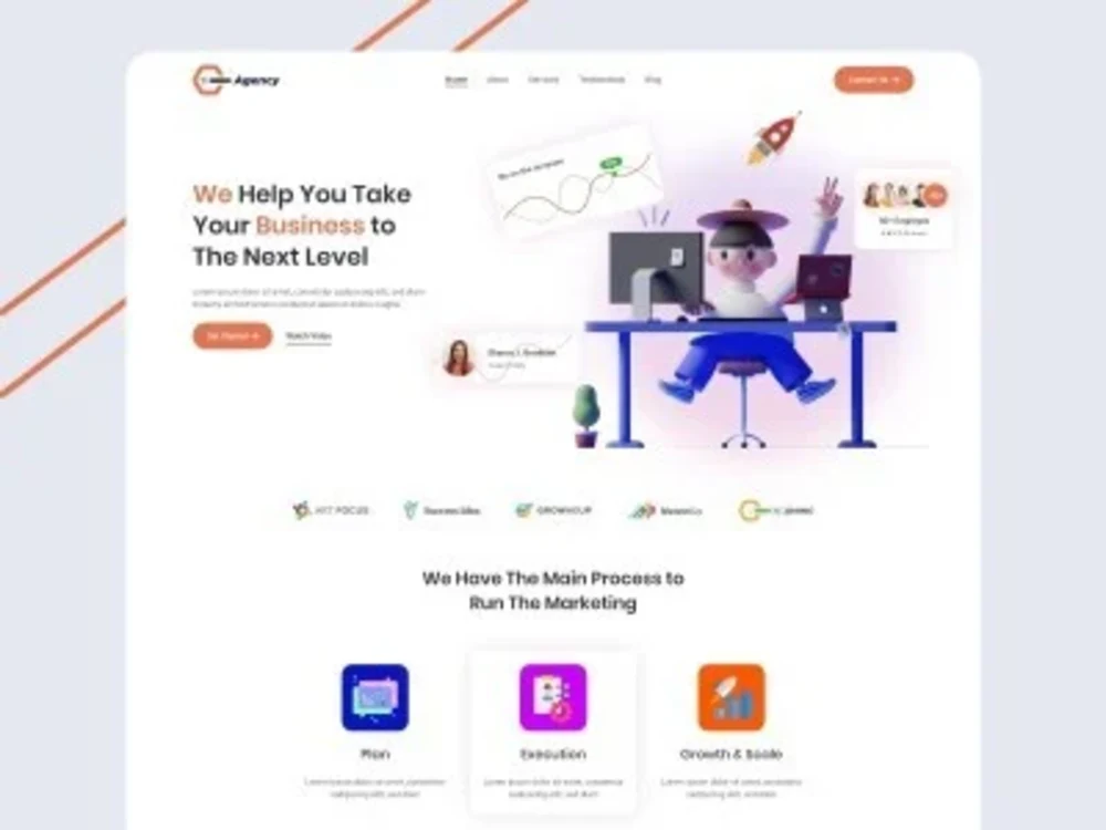 Professional Landing page design, Homepage, Website UIUX design in ...