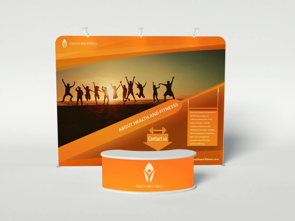 A brilliant booth, backdrop, stand design | Upwork