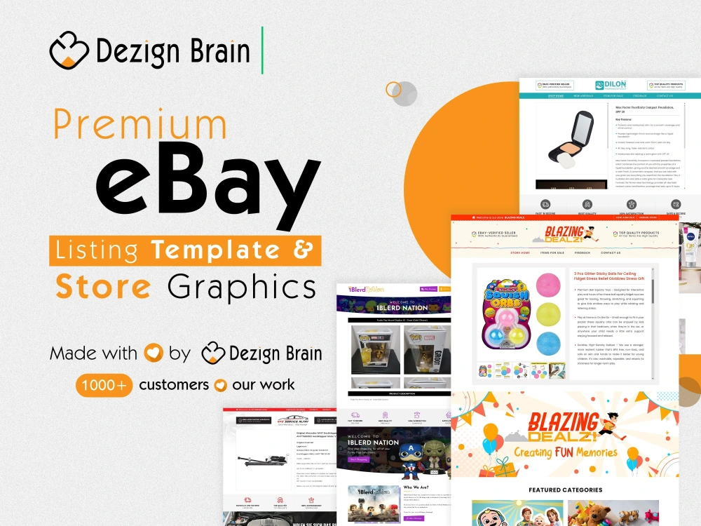 EBay listing template design for your business | Upwork