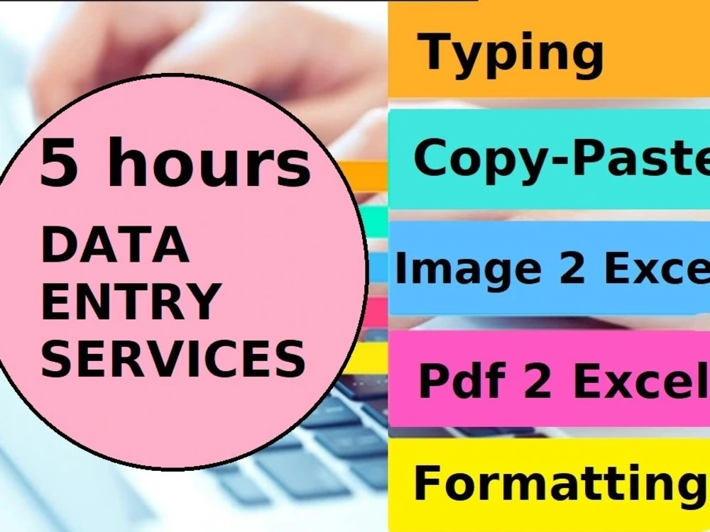 Data entry, Error Detection, PDF to Excel, Copy & Pasting and more | Upwork