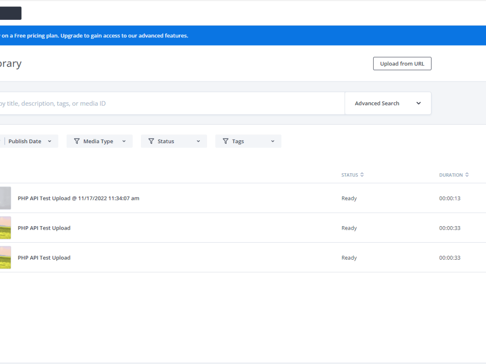 JW Player API Integration in CodeIgniter 3 | Upwork