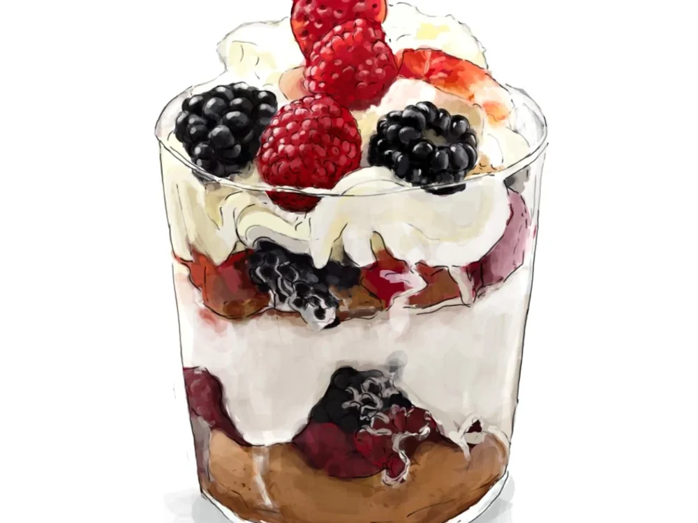 Customized hand-drawn food and dessert illustrations | Upwork