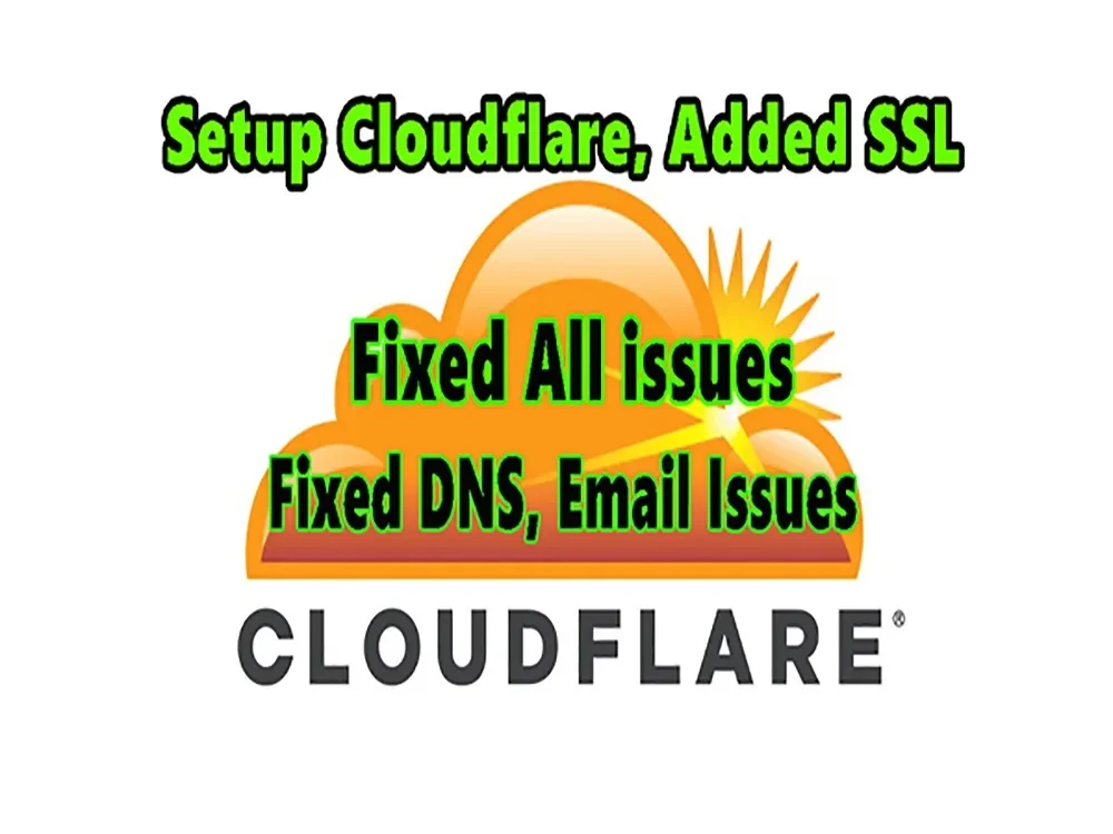 Cloudflare SSL setup and fixed email, DNS, 5xx any error, DDoS, CDN | Upwork