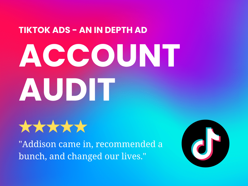 A TikTok Ad Account Audit | Upwork