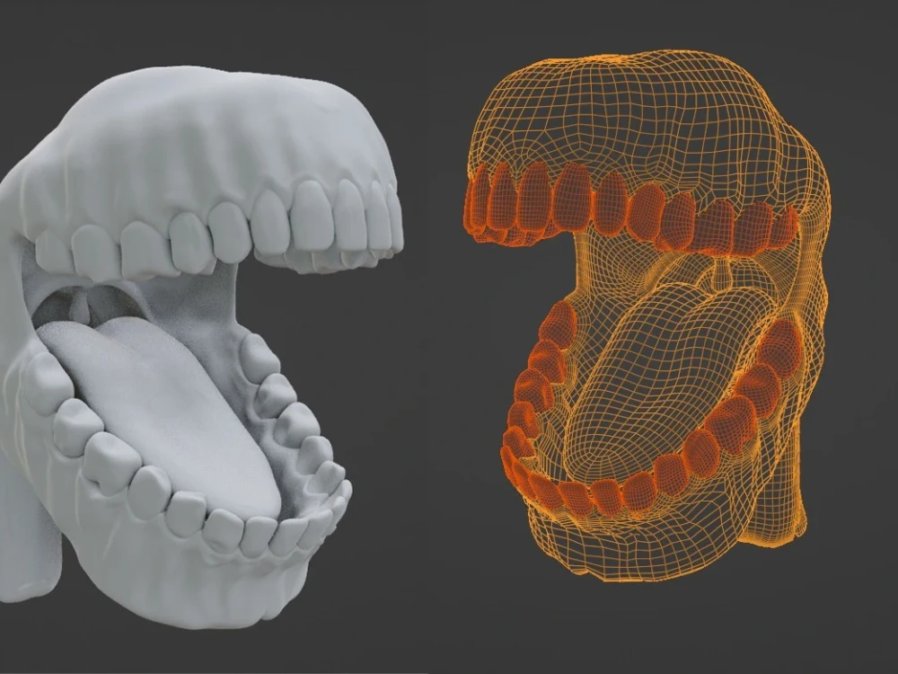 Good 3d model topology for your 3d model | Upwork