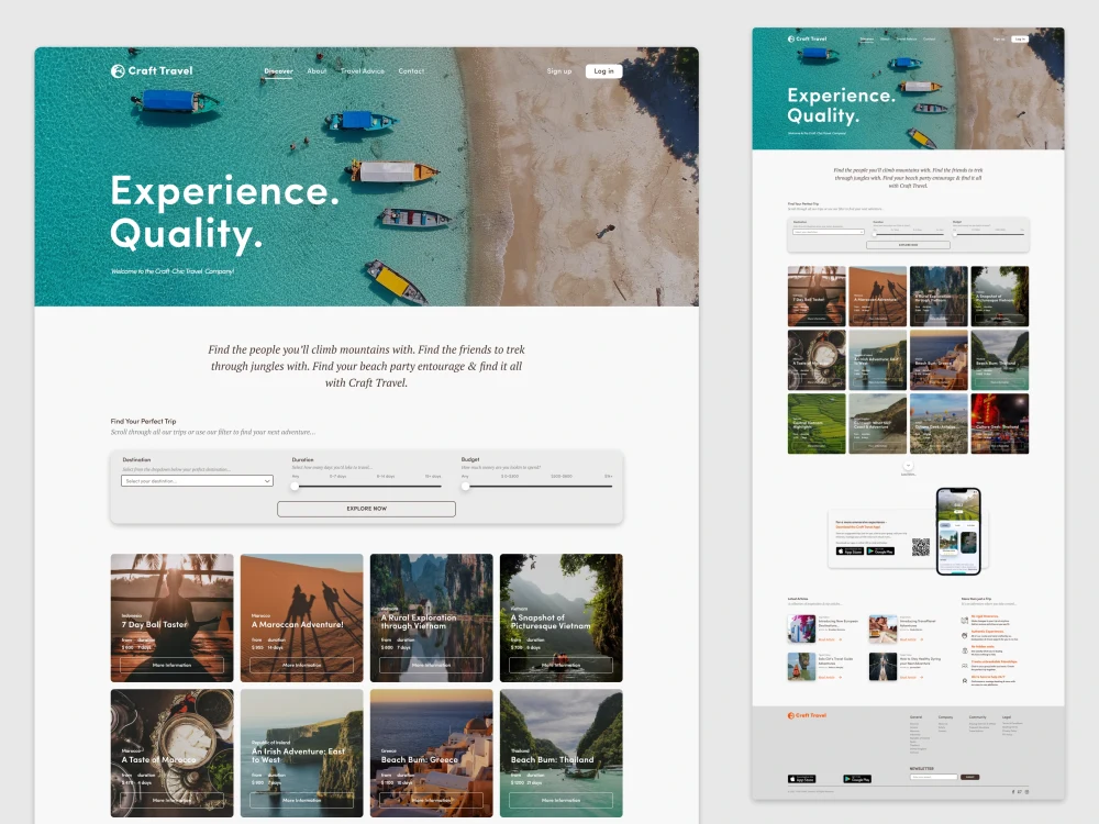 A Quality Landing Page / Corporate Website Design in Figma | Upwork
