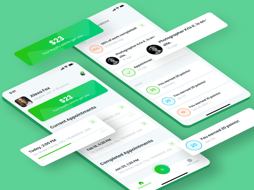 A custom Mobile App UI design concept for your Brand | Upwork