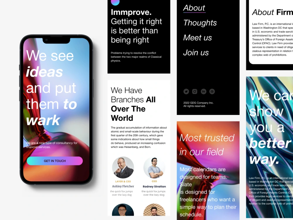 A custom Mobile App UI design concept for your Brand | Upwork