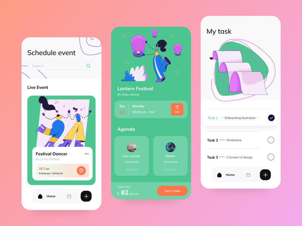 A custom Mobile App UI design concept for your Brand | Upwork