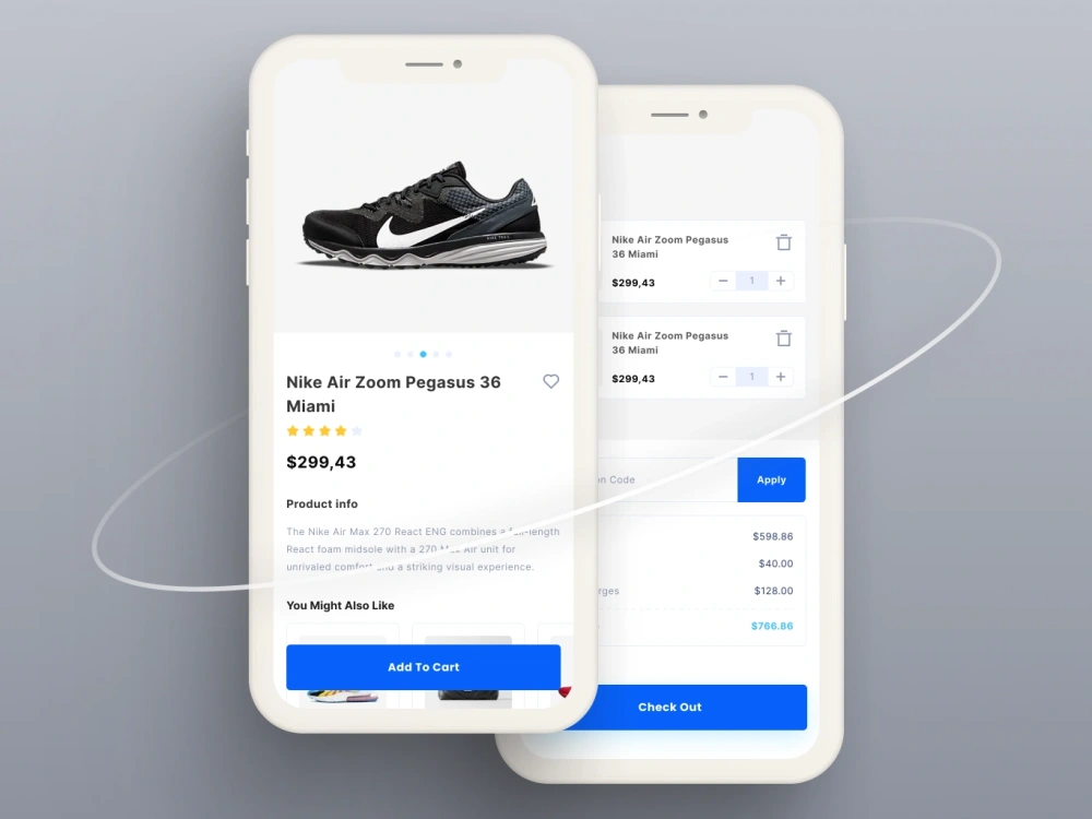 A custom Mobile App UI design concept for your Brand | Upwork