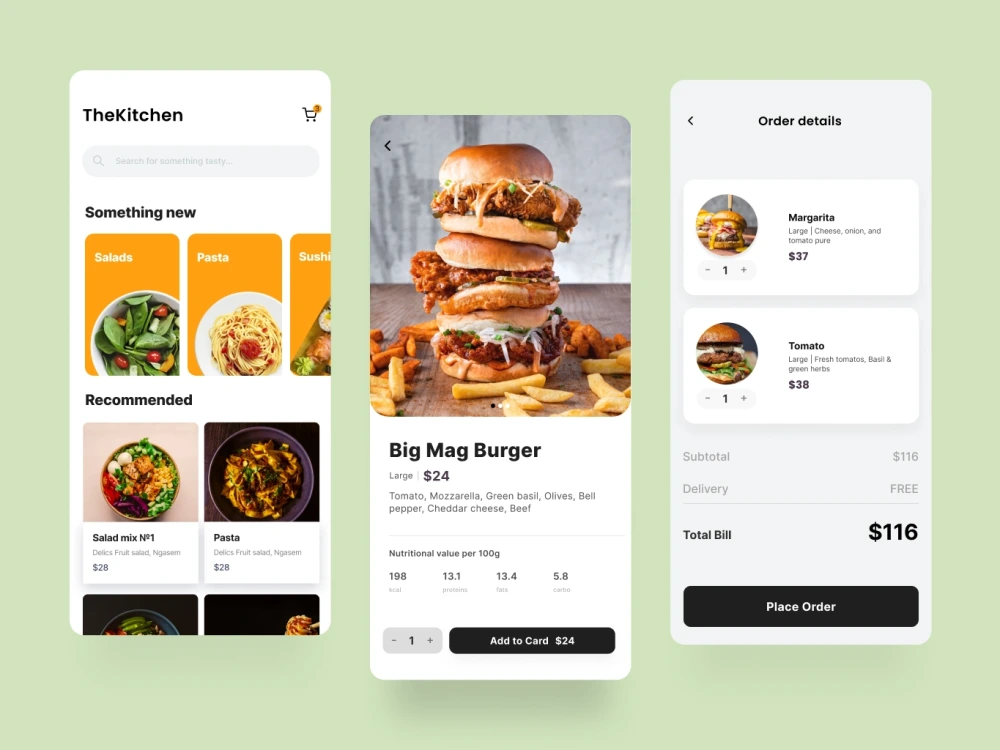 A custom Mobile App UI design concept for your Brand | Upwork