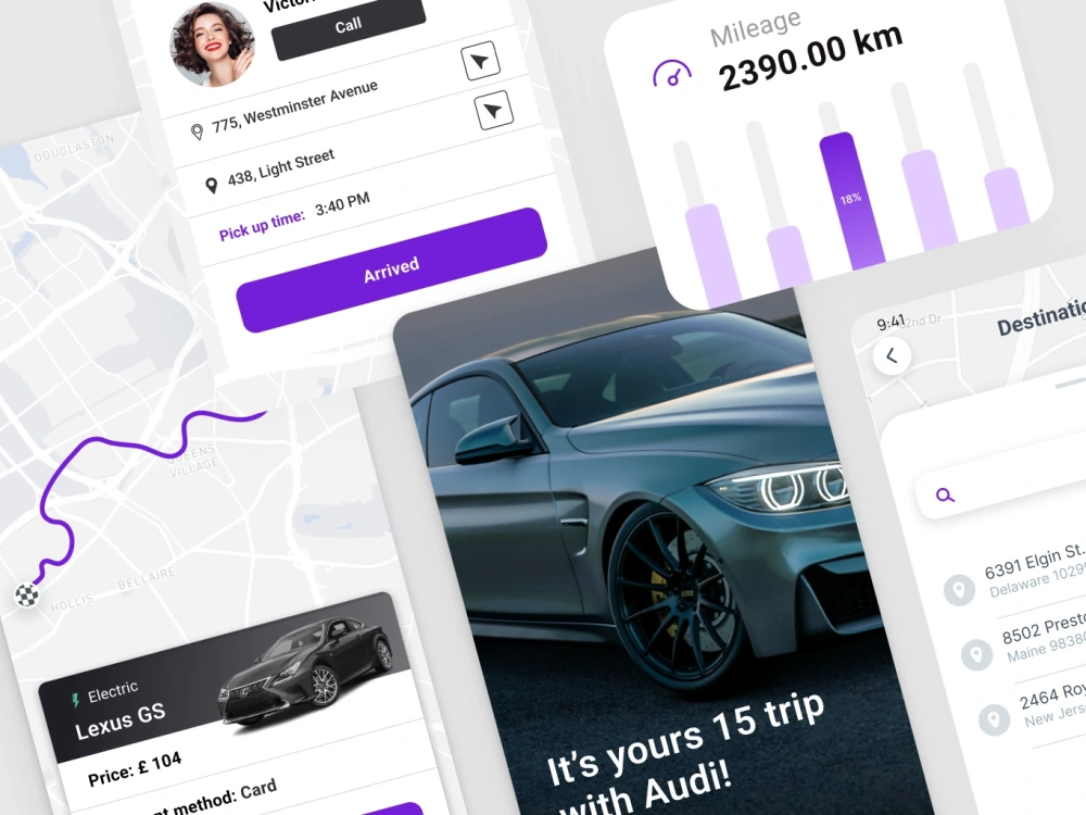 A custom Mobile App UI design concept for your Brand | Upwork