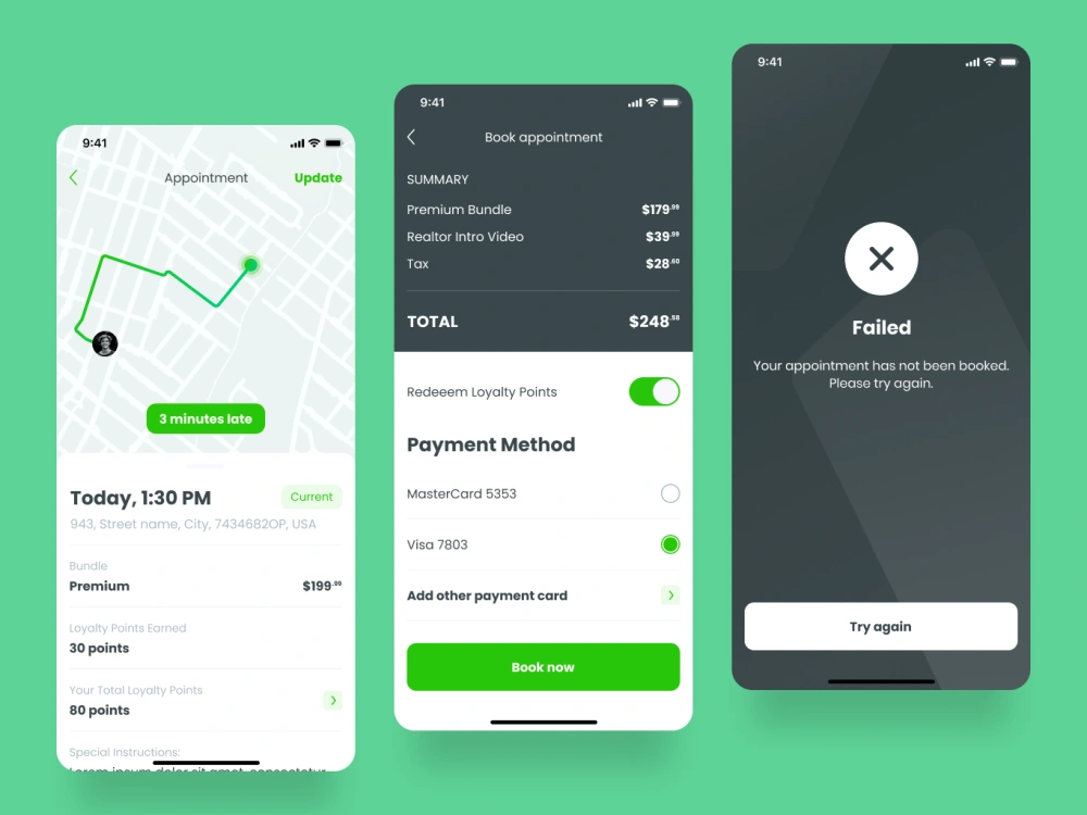 A custom Mobile App UI design concept for your Brand | Upwork