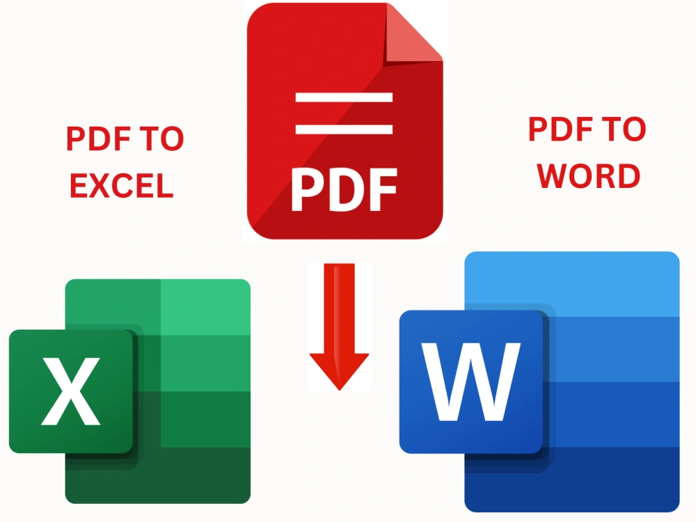 Any PDF Screenshot converted into editable excel or word document. | Upwork