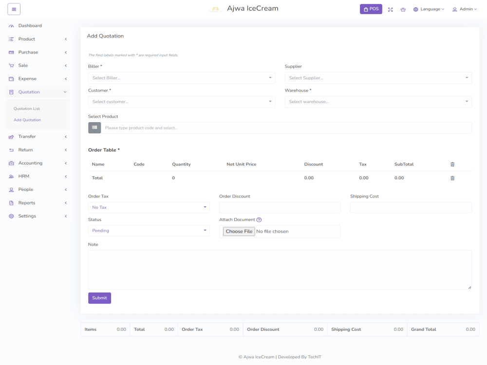 Point of sale POS | inventory management system | stock management, HRM ...