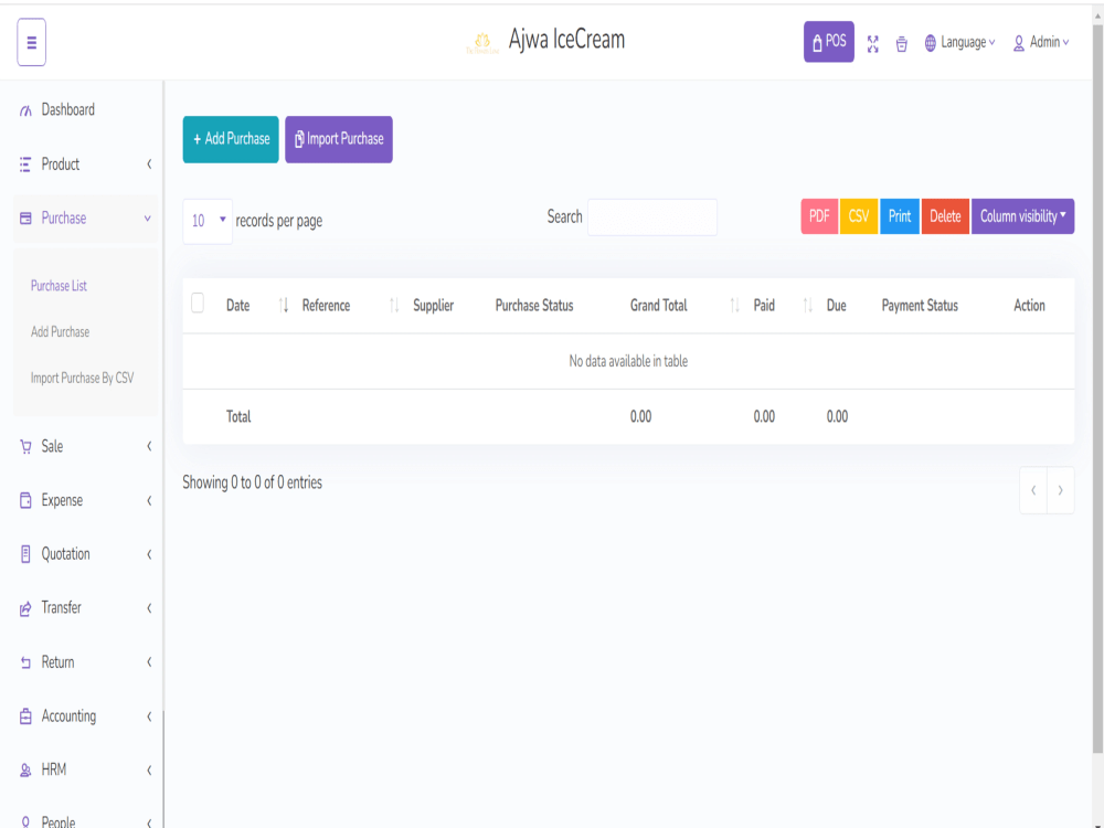 Point of sale POS | inventory management system | stock management, HRM ...