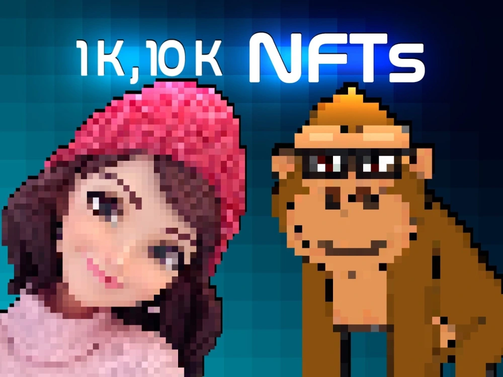 Unique pixel art nfts for 1k, 10k nft art collection | Upwork