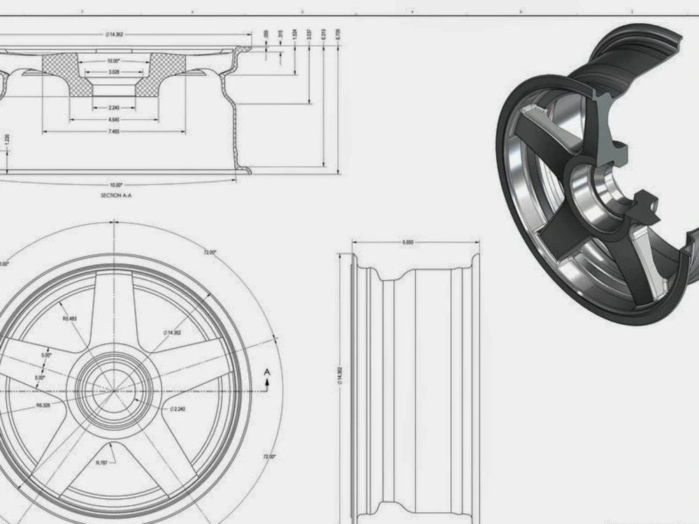 A best-labeled Autocad Drawing of any product or machine design. | Upwork