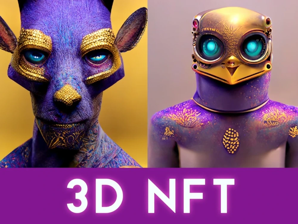 Unique 3d nft art collection of 1k, 5k, 10k nft art | Upwork