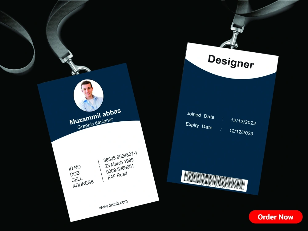 An amazing employee card design and brand identity. | Upwork