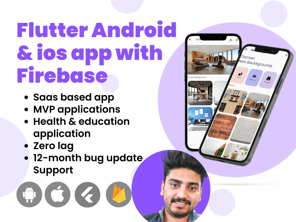 Flutter firebase Android app and ios app | Upwork
