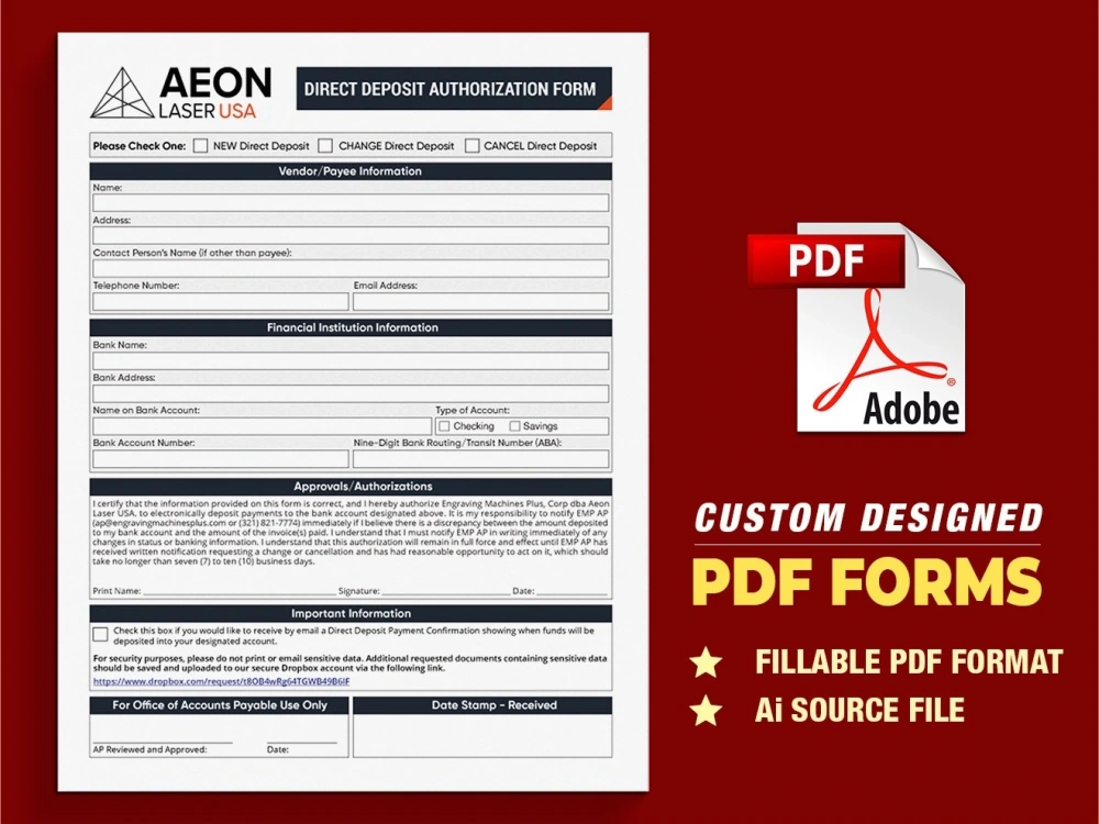 Design PDF Form or Document and make it fillable PDF format | Upwork