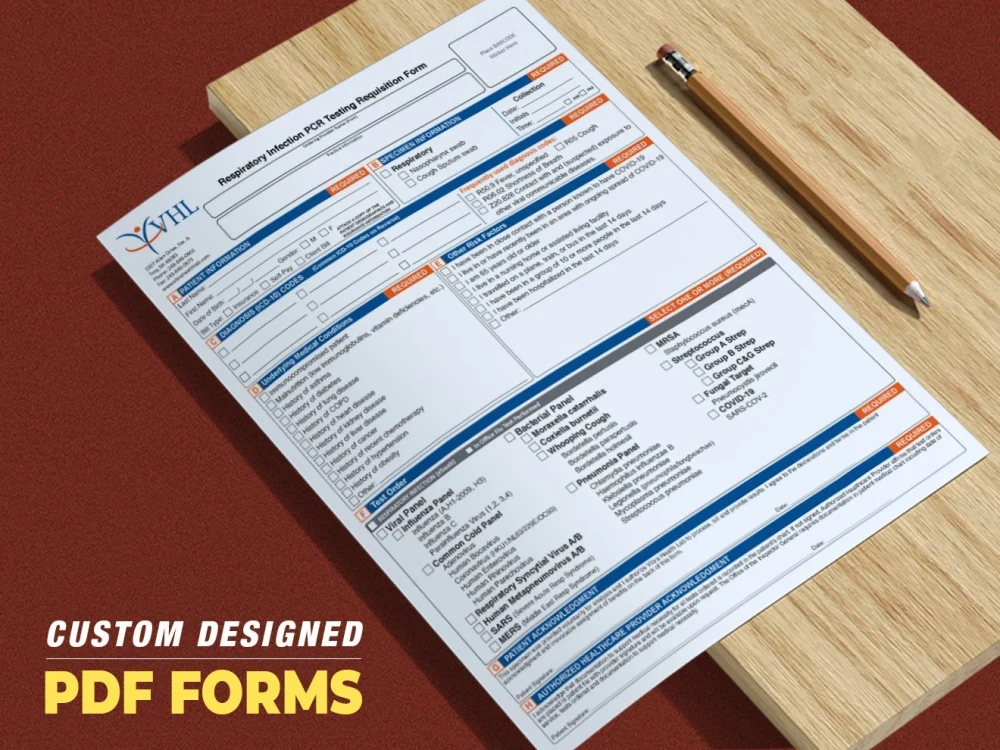Design PDF Form or Document and make it fillable PDF format | Upwork