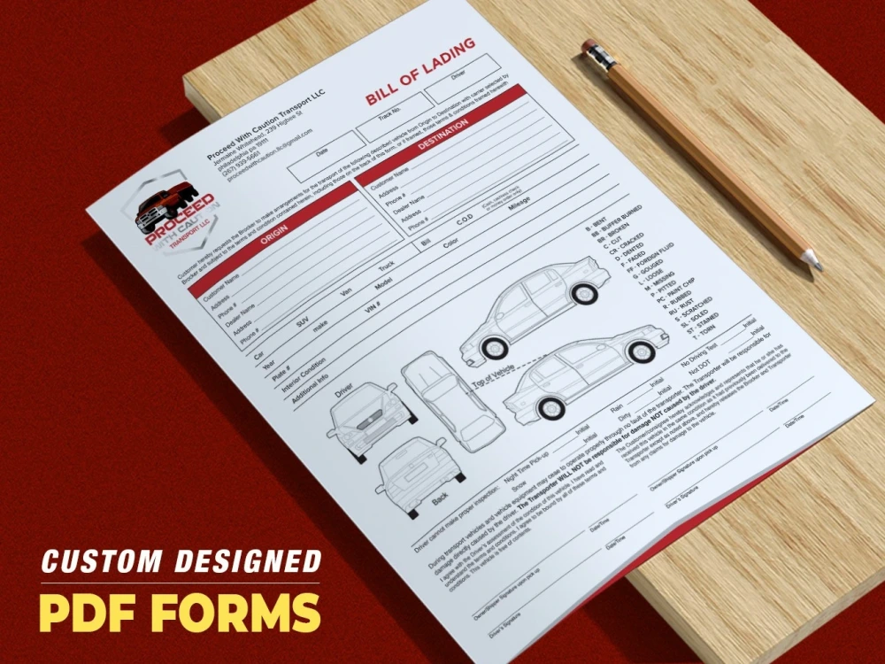 Design PDF Form or Document and make it fillable PDF format | Upwork