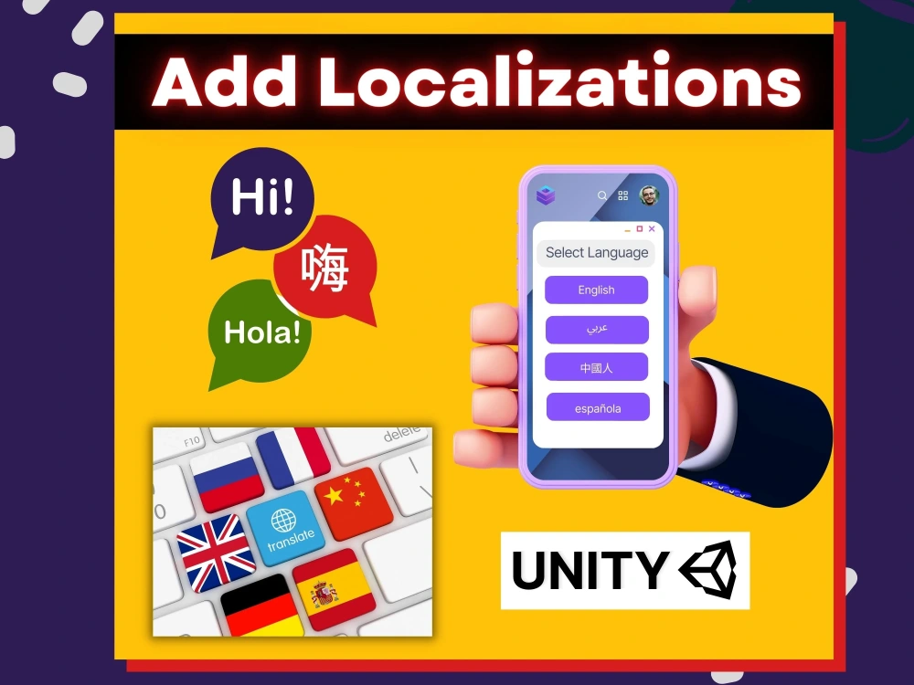 Language Localization system for your Unity Game / app | Upwork
