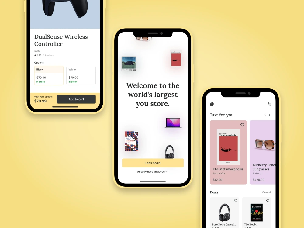 A custom Mobile App UI design concept for your Brand | Upwork