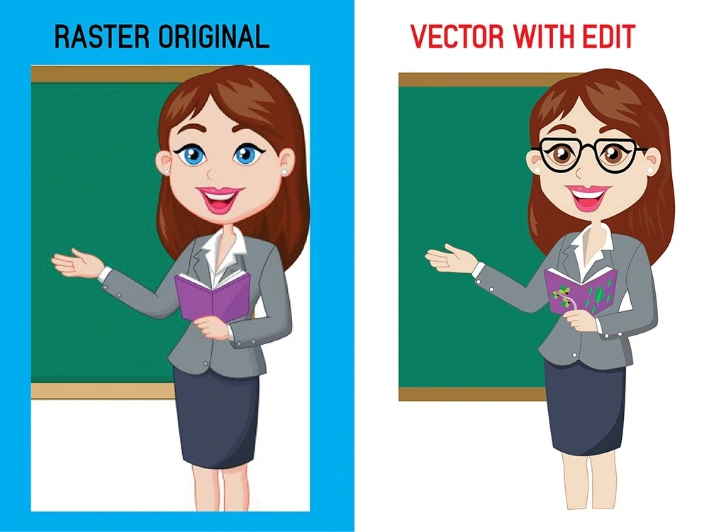 Vector illustration |Vector tracing |Vector art from Raster Image | Upwork