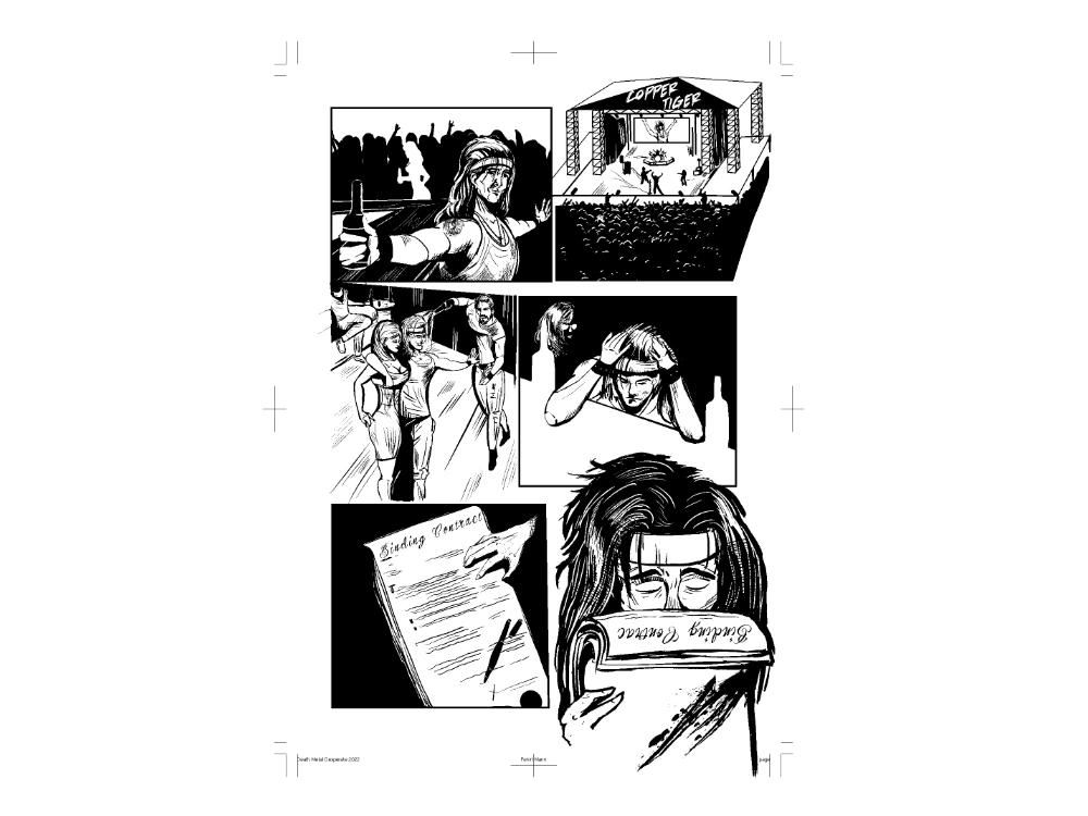 Comic panels penciled, inked, and colored | Upwork