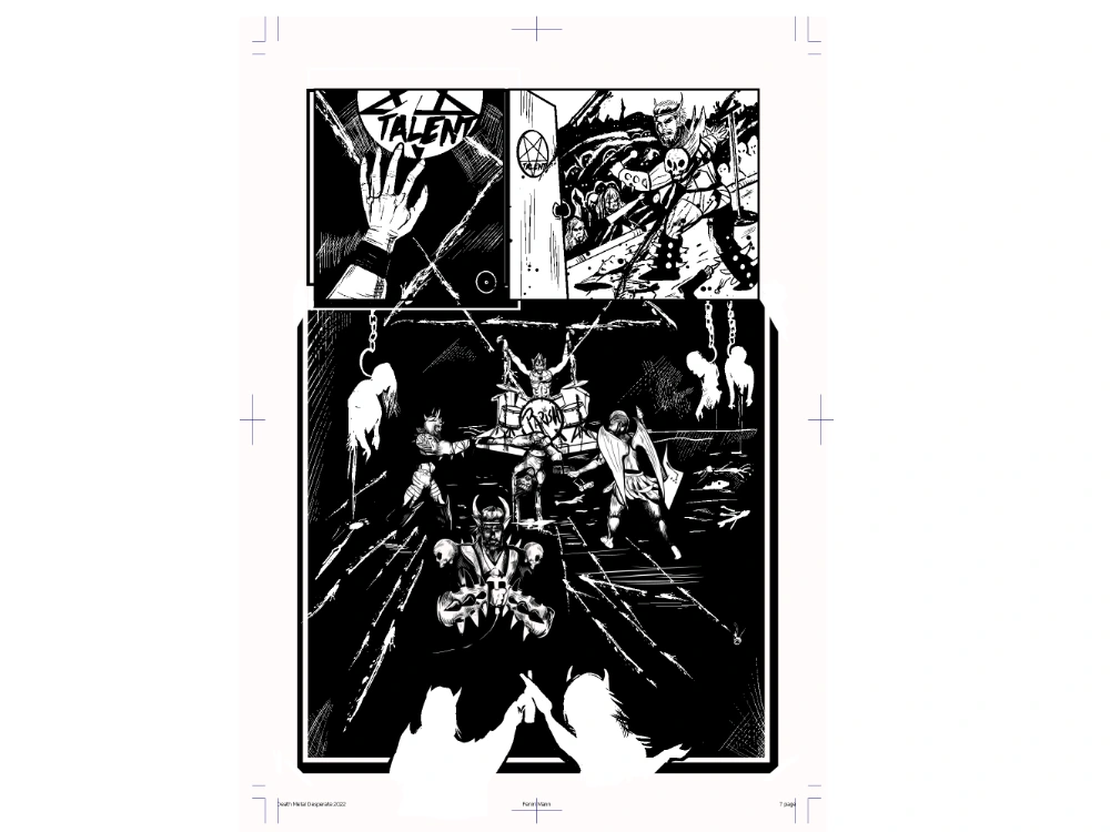 Comic panels penciled, inked, and colored | Upwork