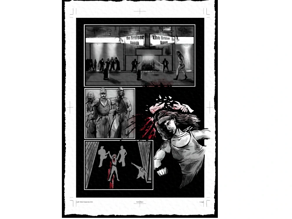 Comic panels penciled, inked, and colored | Upwork