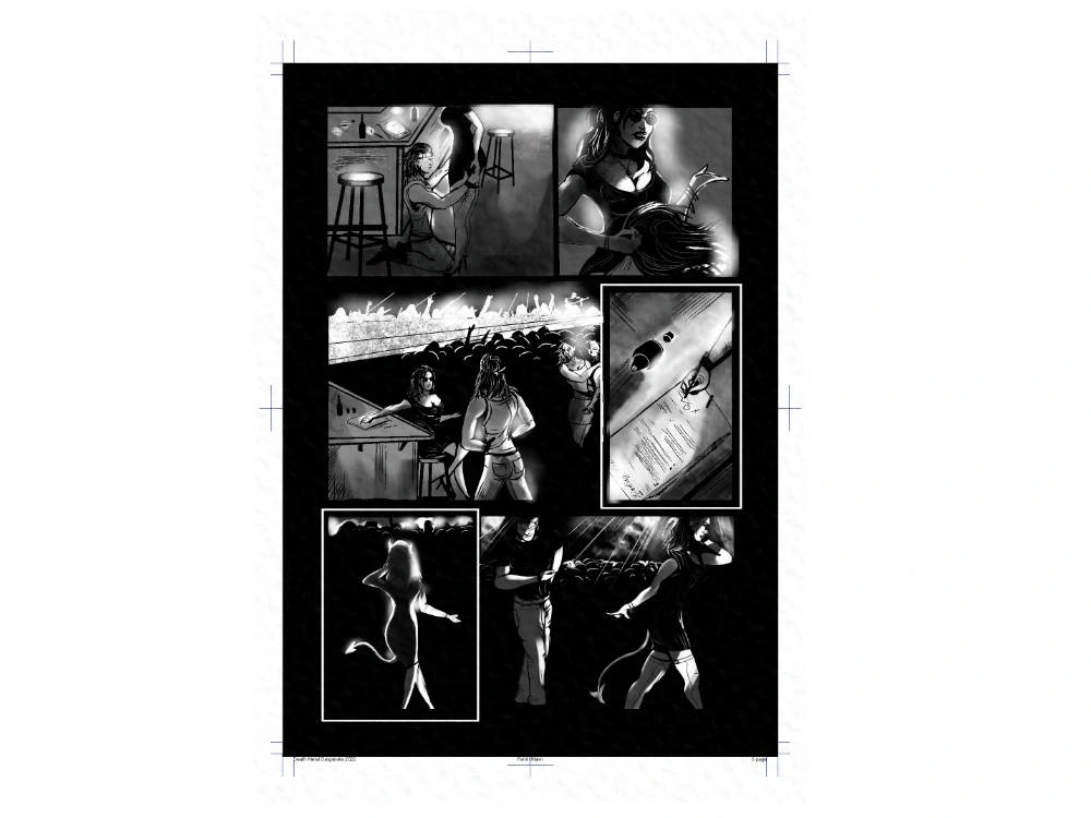 Comic panels penciled, inked, and colored | Upwork