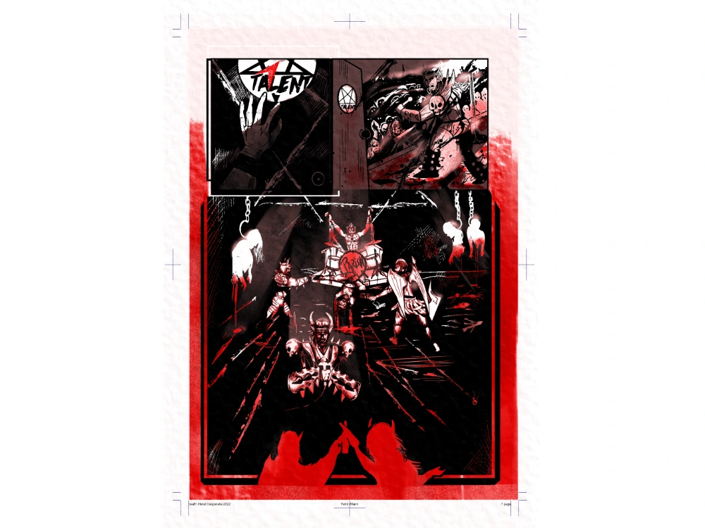 Comic panels penciled, inked, and colored | Upwork