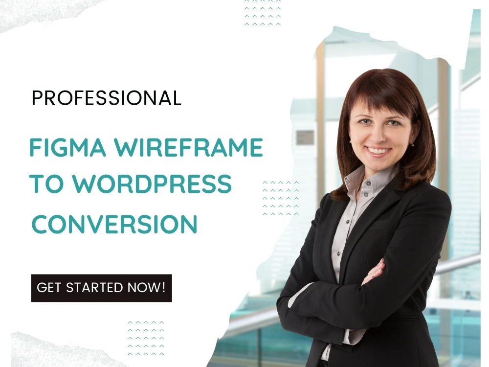 A Figma UI Wireframe Conversion to WordPress website | Upwork