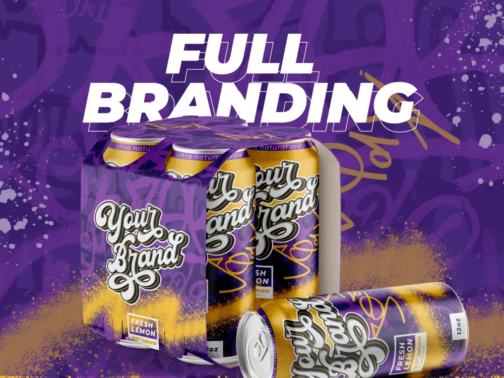 An amazing soda can label design | Upwork