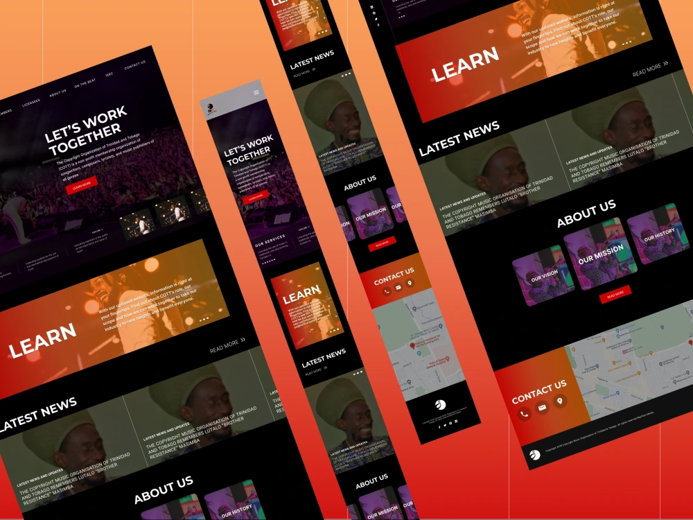 A responsive Website UI UX Designed in Figma | Upwork
