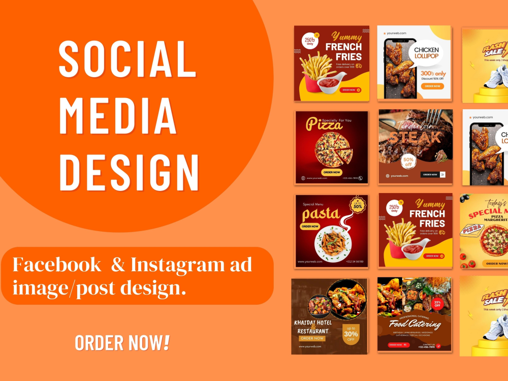 Facebook & Instagram ad image design| FB/IG ad design| Social media ...