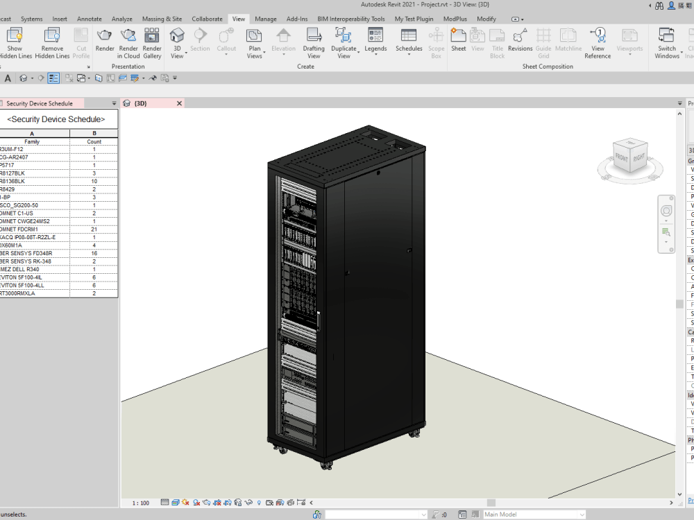A parametric family in Revit for your project Revit | Upwork