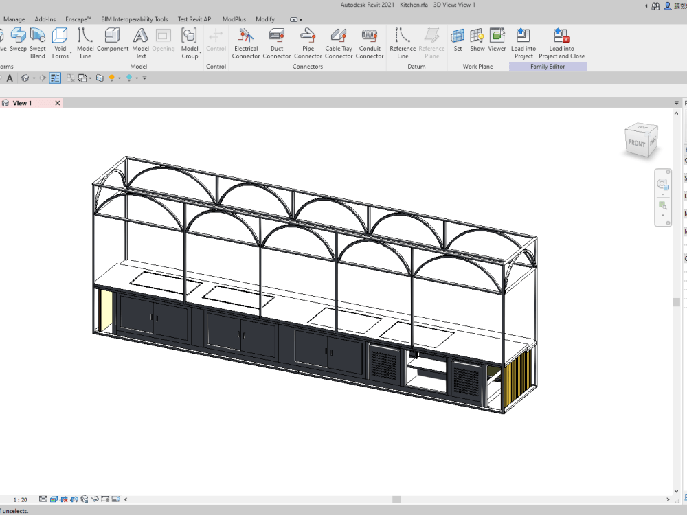 A parametric family in Revit for your project Revit | Upwork